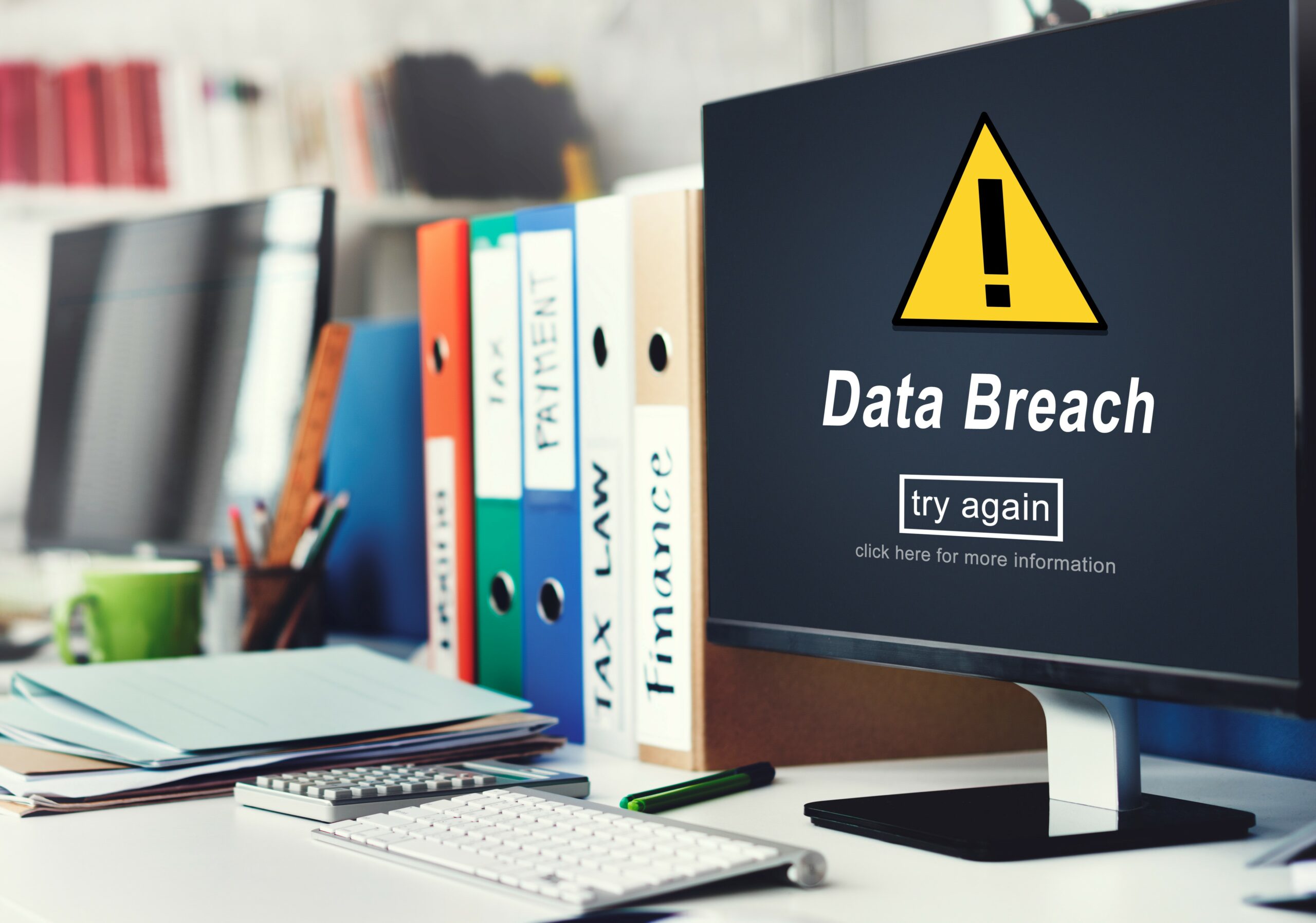 Data Breach Unsecured Warning Sign Concept - Procoden